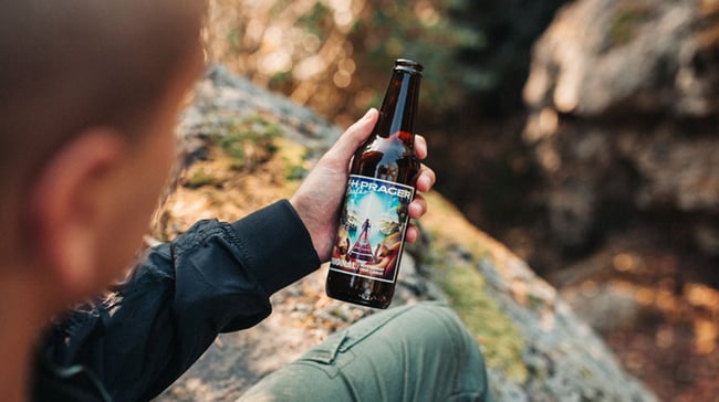 F.H. Prager Nealko Nefiltrovaný Cider original sklo