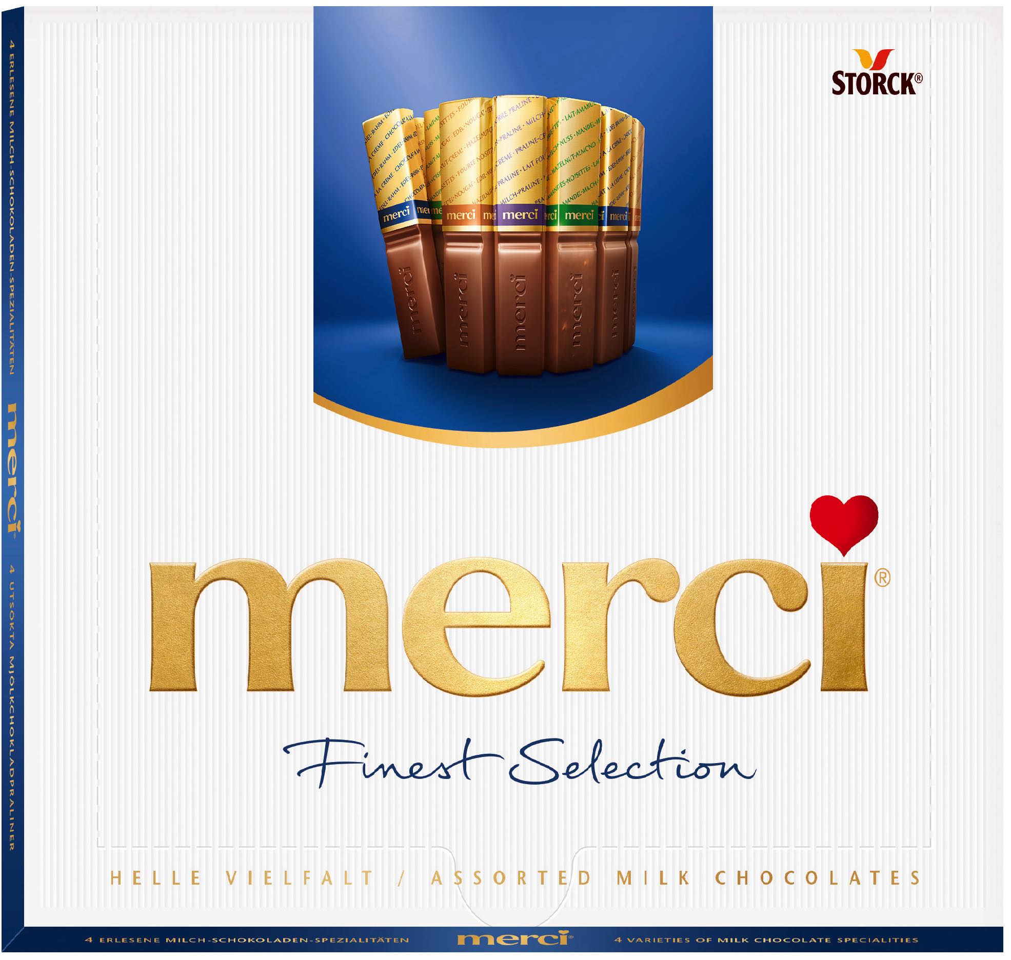 Merci Finest selection s mléčnou čokoládou