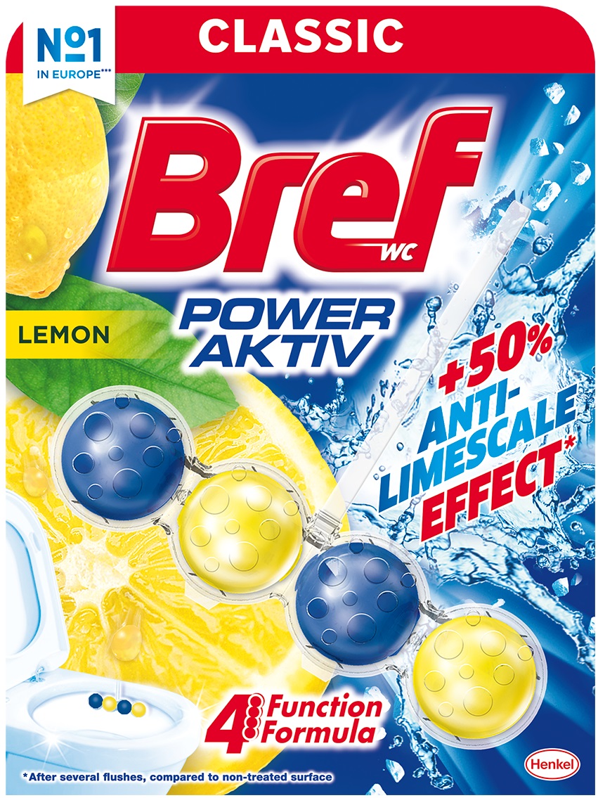 Bref Power Aktiv Lemon WC blok