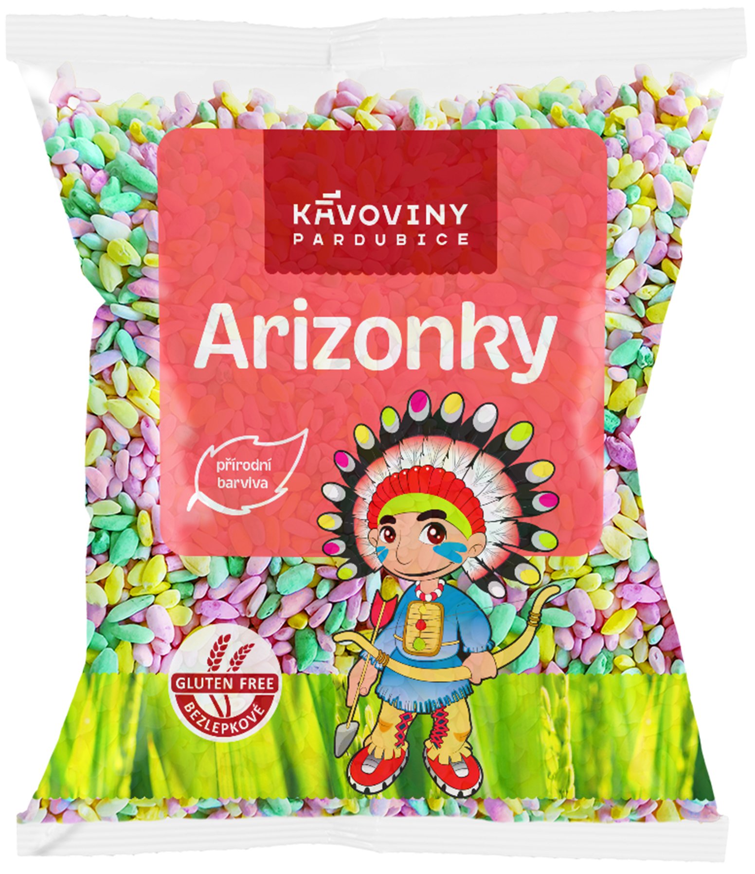 Kávoviny Arizonky ochucená pufovaná rýže loupaná