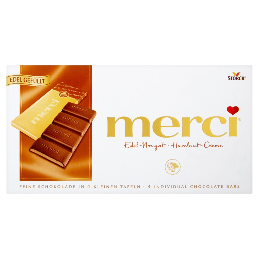 Merci tabulková čokoláda nugátová