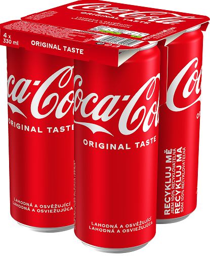 Coca-Cola (4x0,33 l) plech