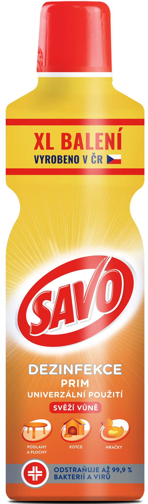 Savo Prim čisticí a dezinfekční prostředek