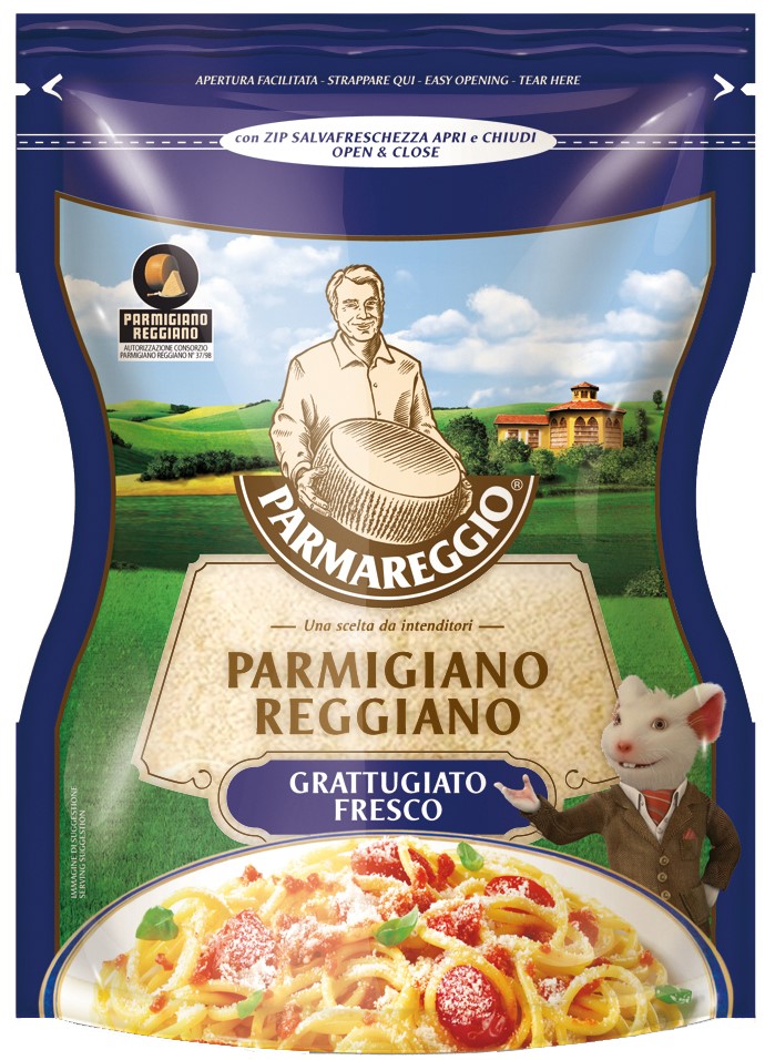 Parmareggio Parmigiano Reggiano Grattuigato parmezán strouhaný