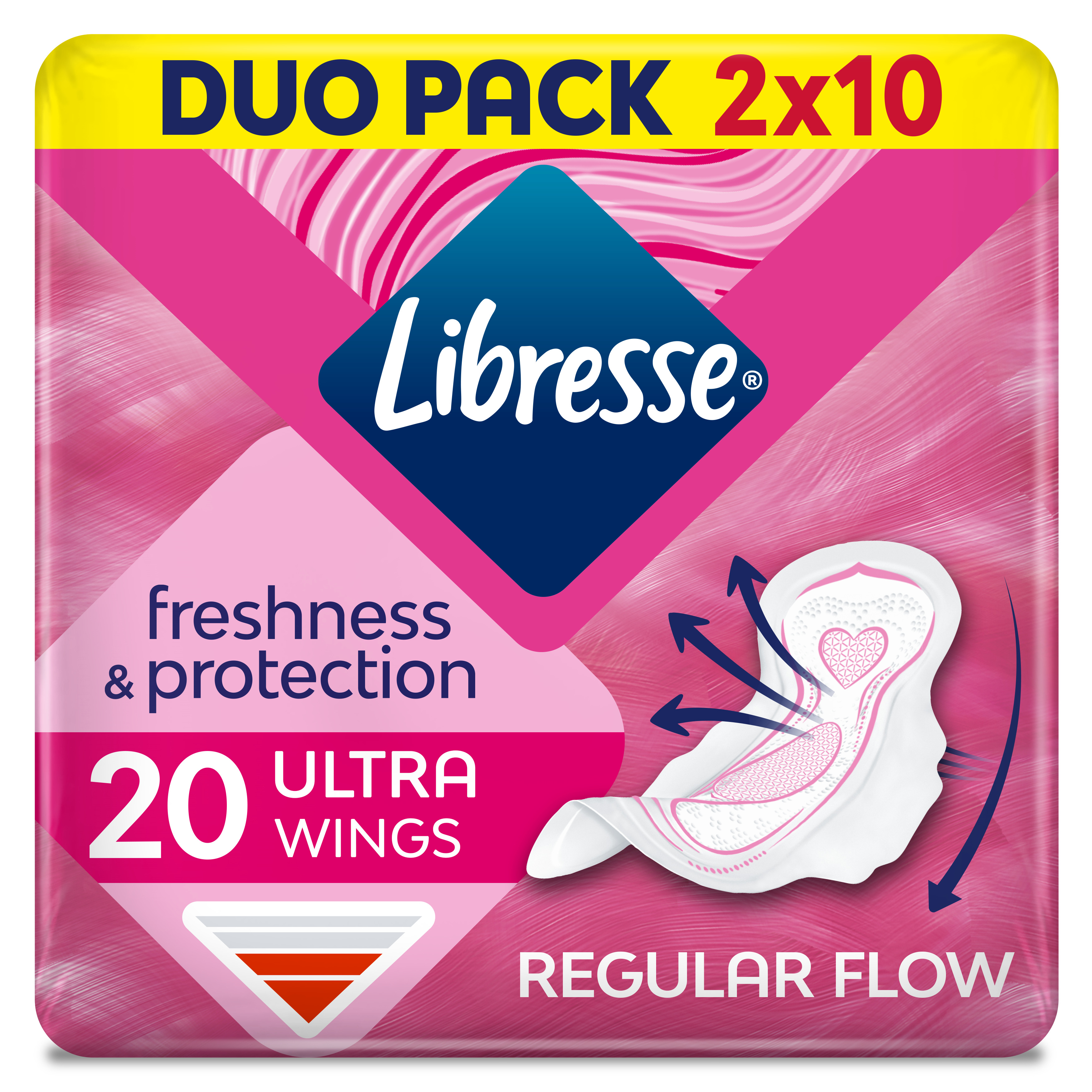 Libresse Ultra Thin Normal Wing duopack 2×10ks