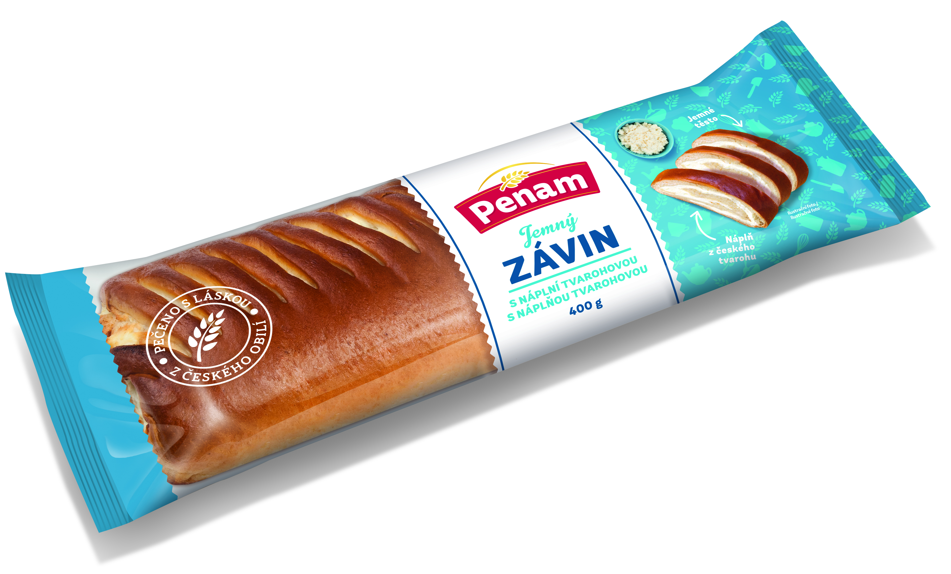 Penam Závin s náplní tvarohovou