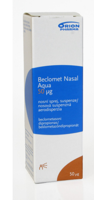 BECLOMET NASAL AQUA 50MCG/DÁV NAS SPR SUS 1X9ML/70DÁV