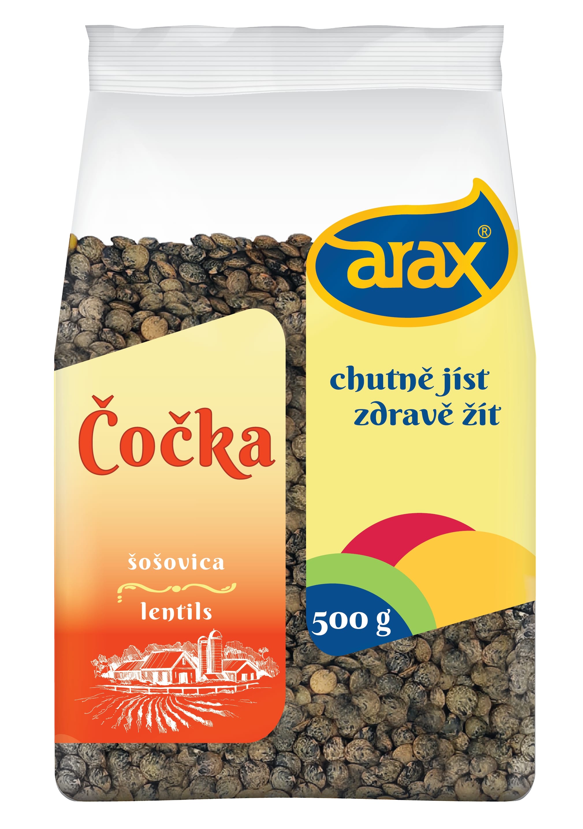 ARAX Čočka zelená francouzská