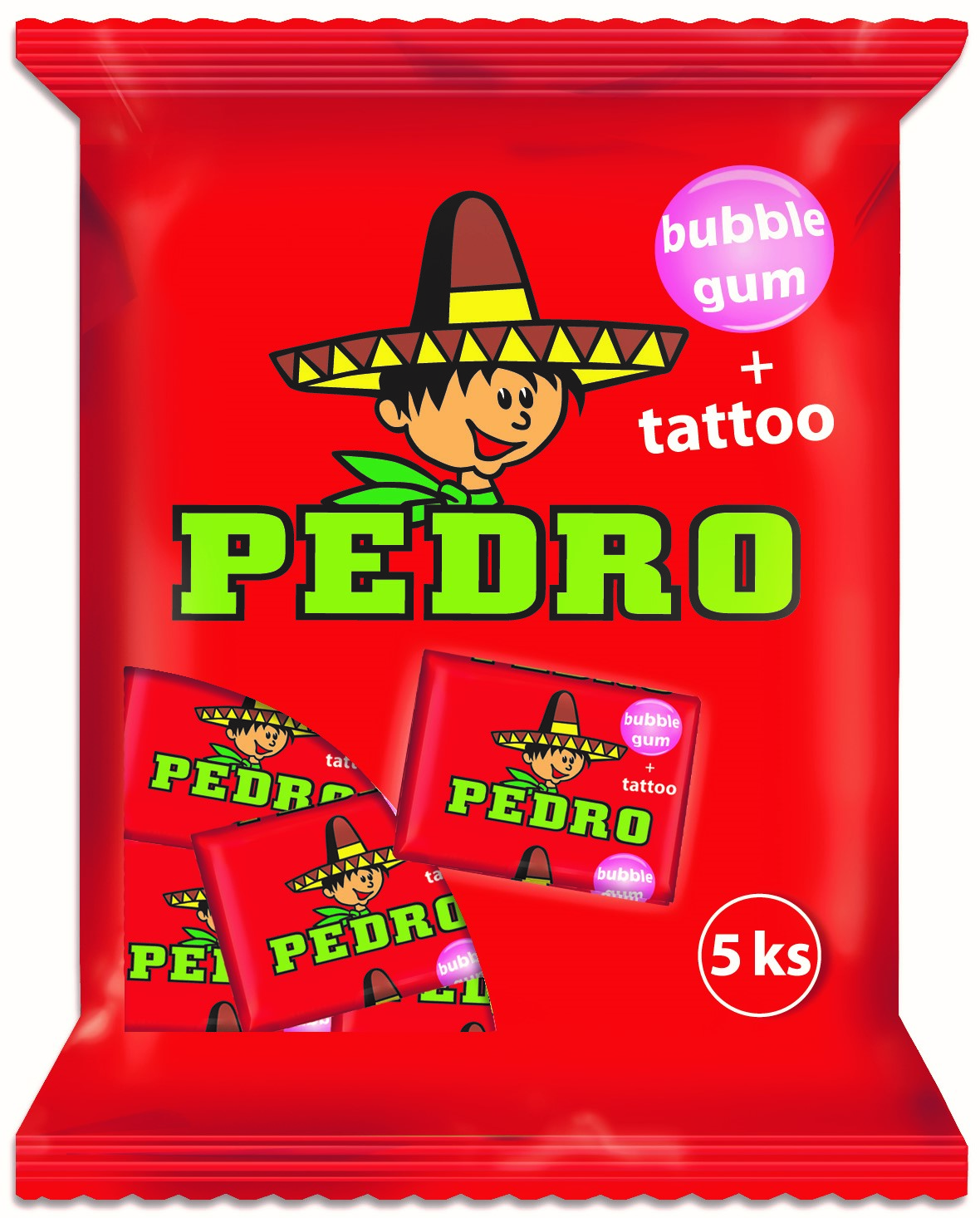 Pedro Chewing gum bag 5x5