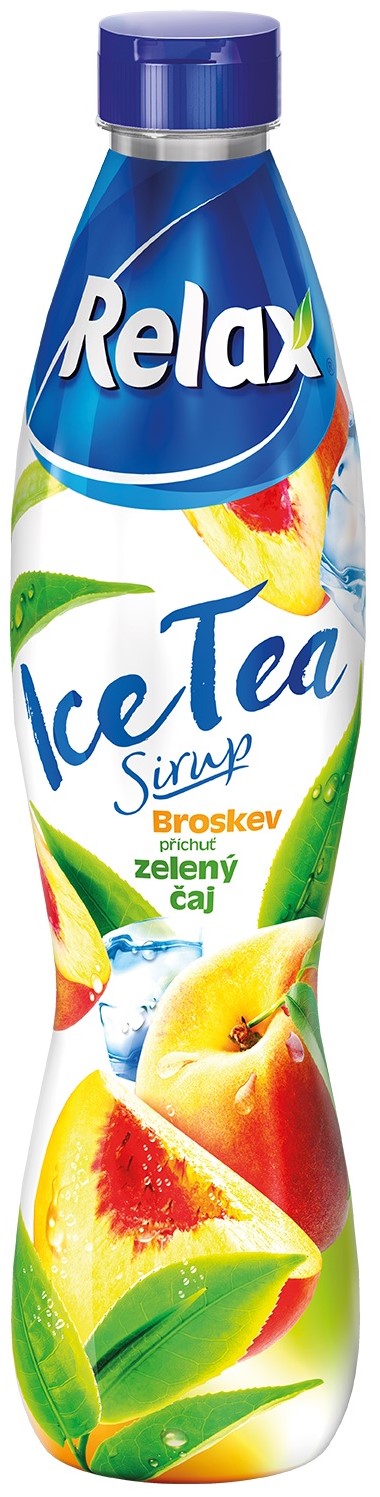 Relax Ice tea sirup Broskev & Zelený čaj