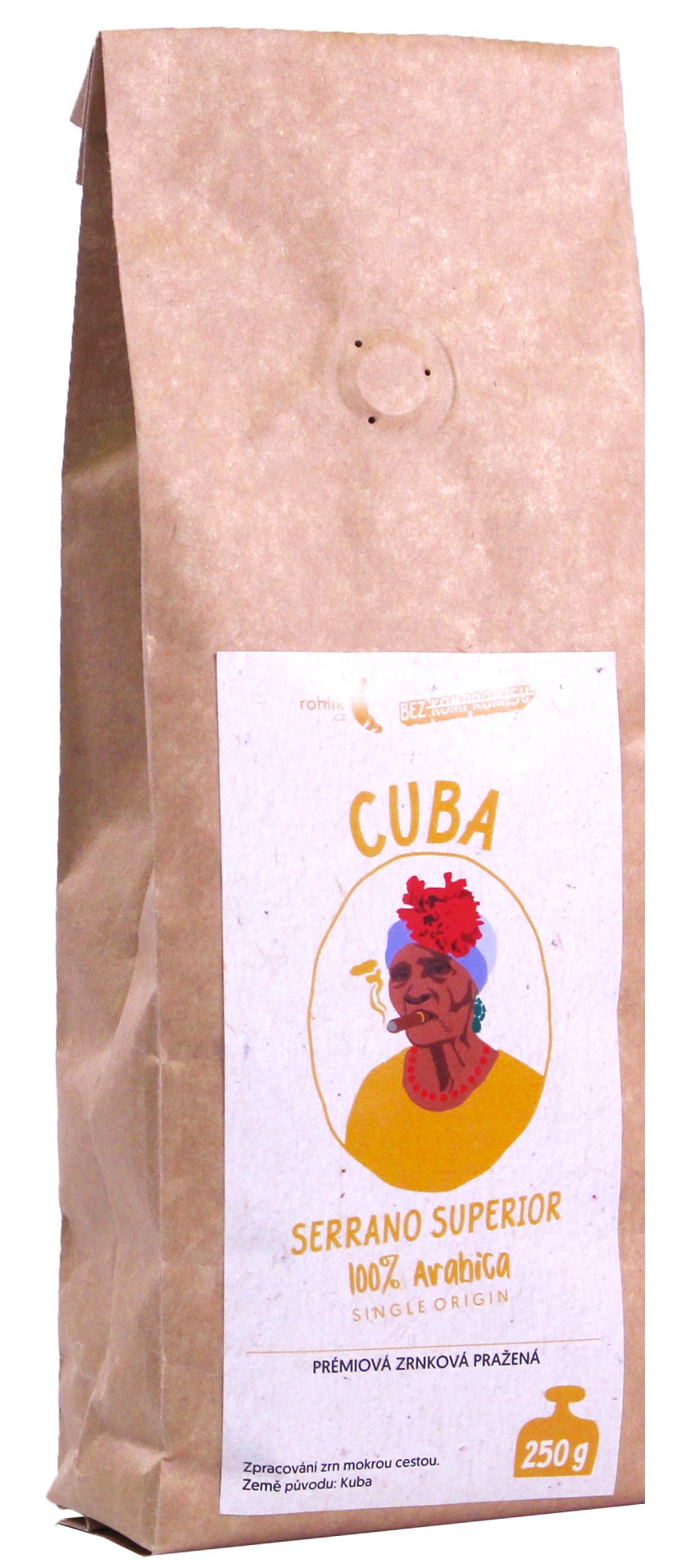 Rohlik.cz Zrnková káva Cuba Serrano Superior