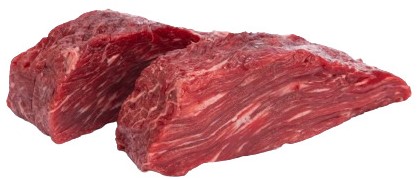 Naše maso Hovězí pupek bryndáček z čestru (steaky)