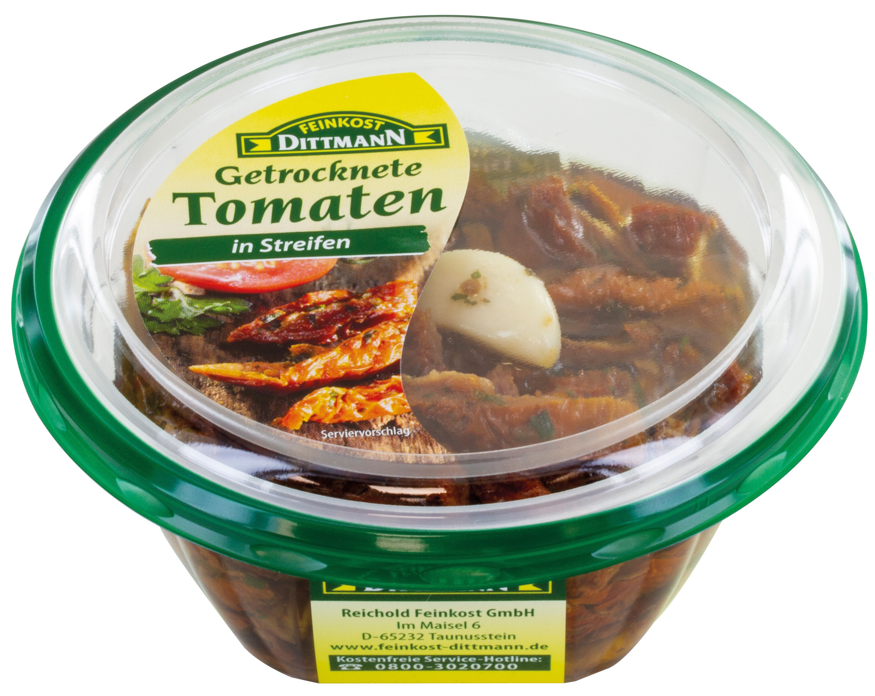 Feinkost Dittmann Dried pickled tomatoes in herbs