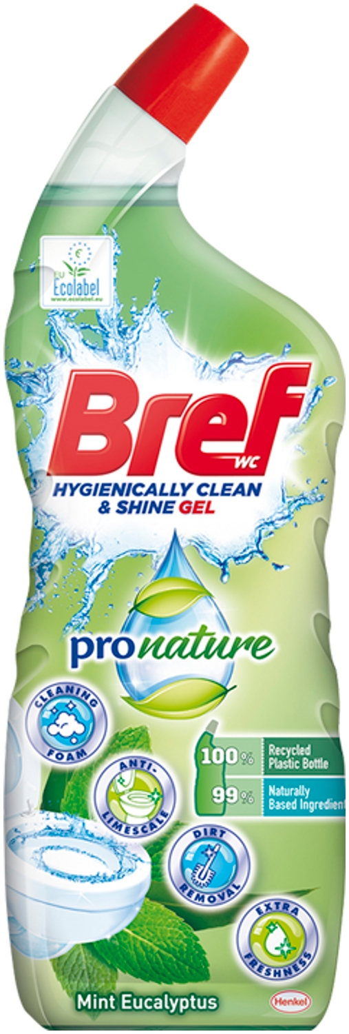 Bref Pro Nature Mint & Eucalyptus WC čistič