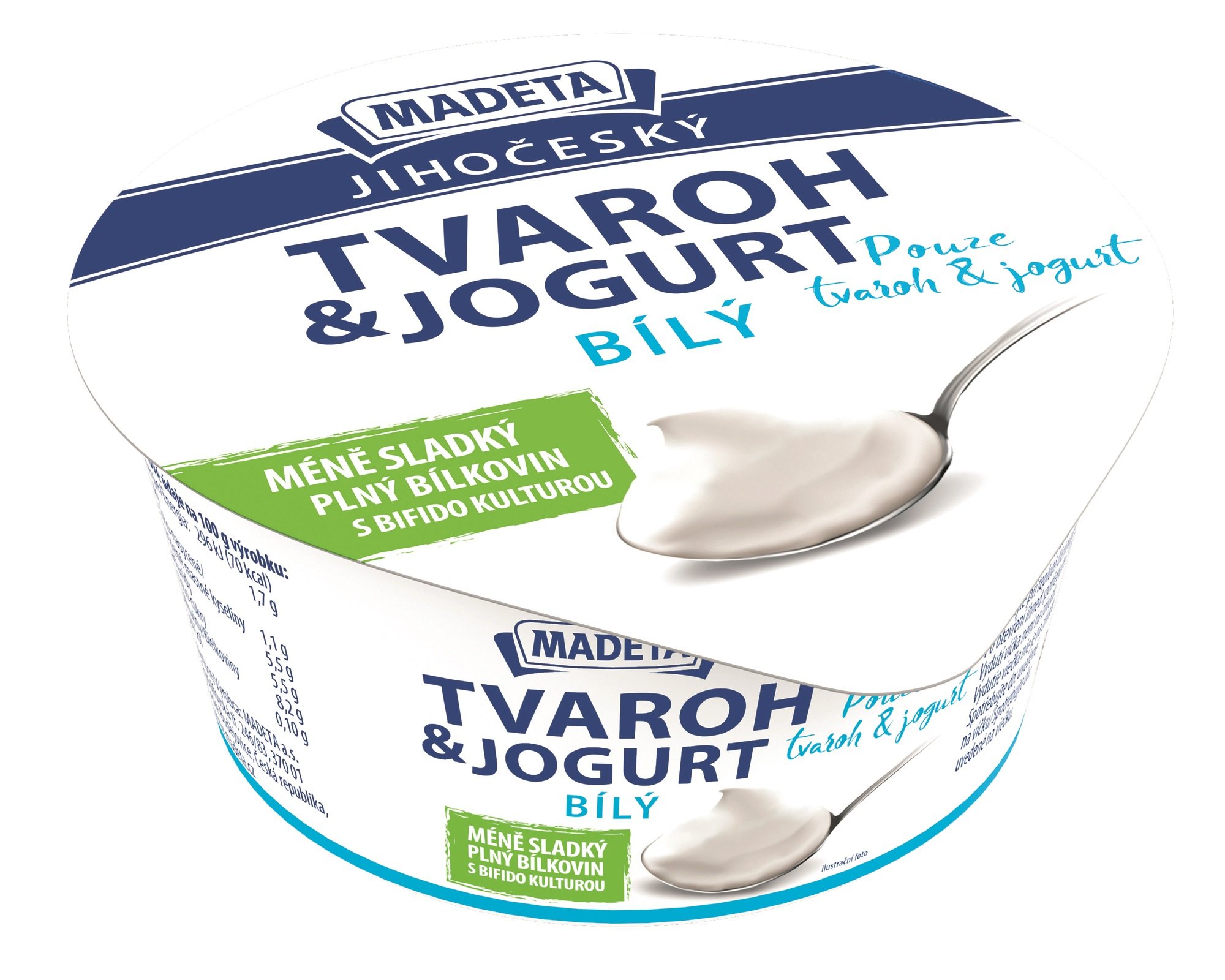 Madeta Jihočeský tvaroh&jogurt bílý