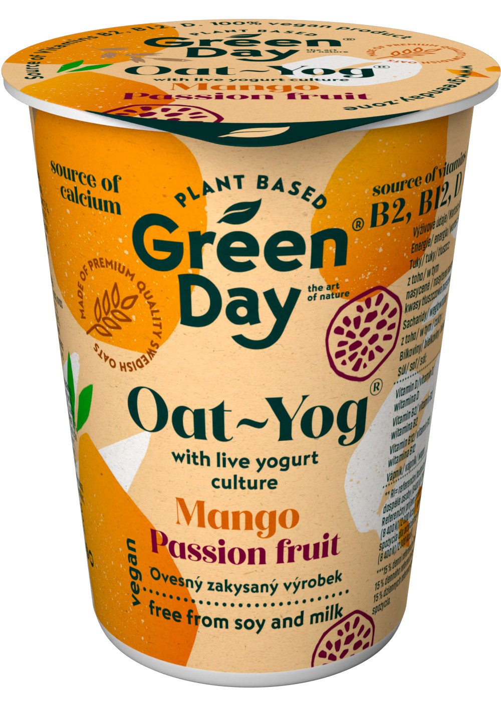 Green Day Oat-Yog mango-passion fruit