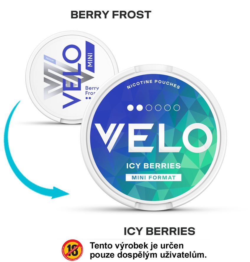 VELO Icy Berries Mini format