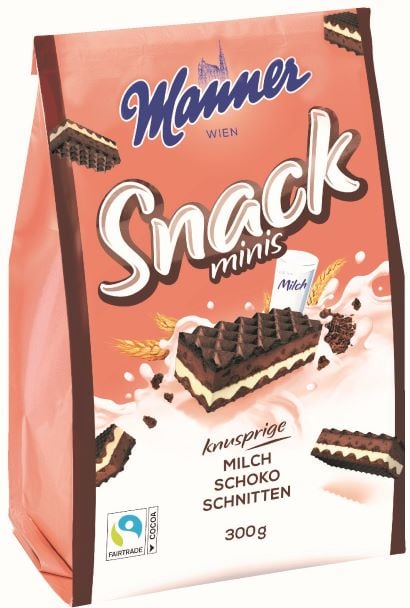 Manner Snack minis schoko čokoládové