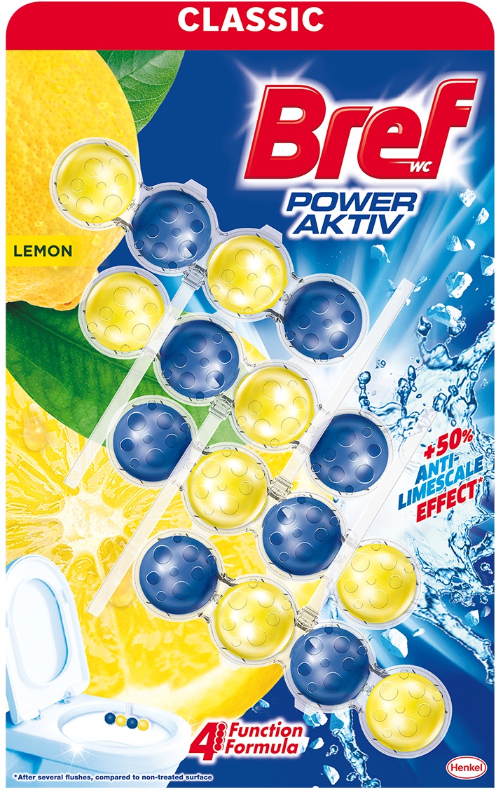 Bref Power Aktiv Lemon WC blok
