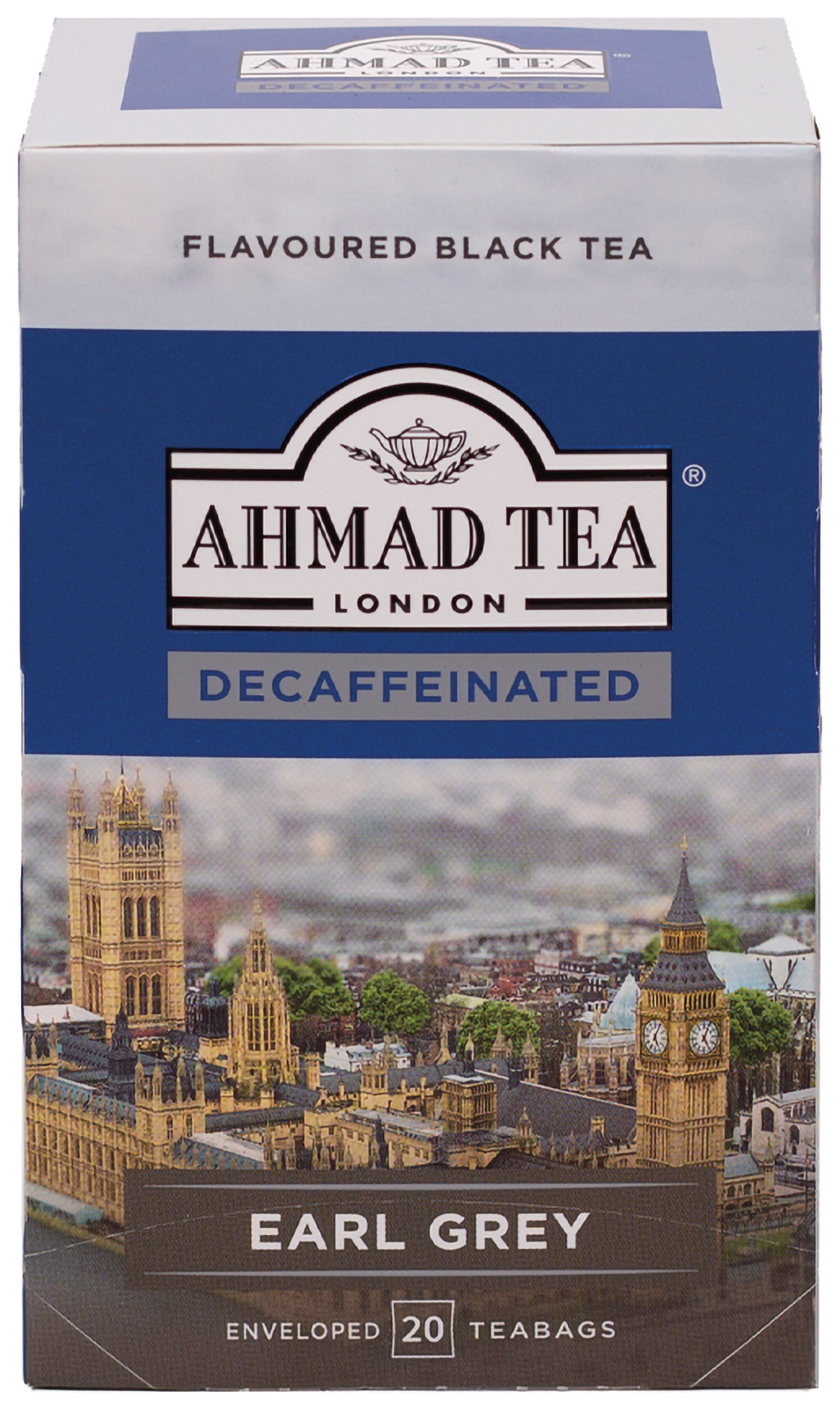 Ahmad Tea Earl Grey bez kofeinu (20x2g)