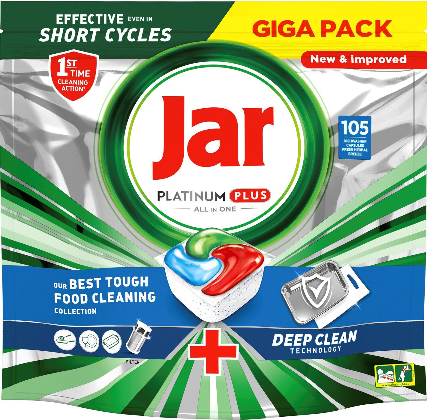 Jar Platinum Plus Deep Clean kapsle do myčky