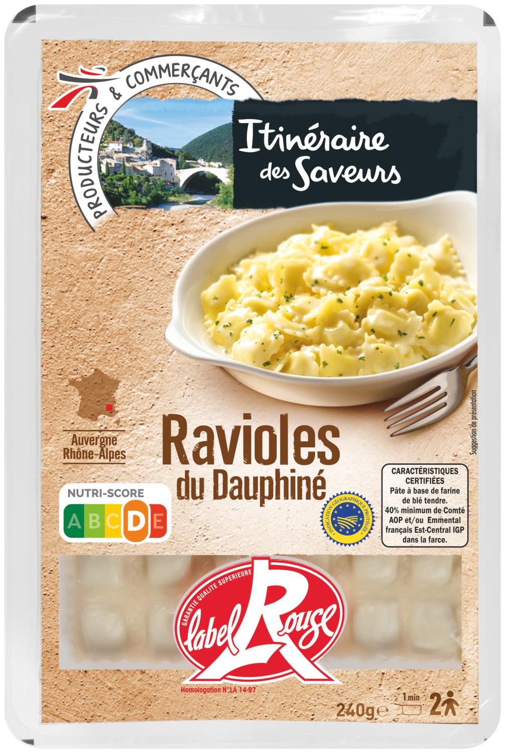 IDS Ravioles du Dauphiné Label Rouge plněné těstoviny