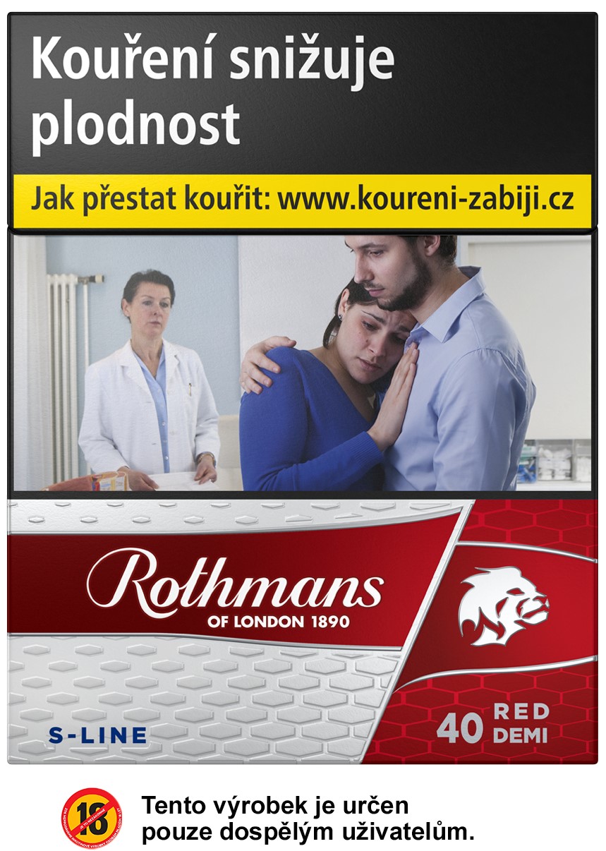 Rothmans S-Line 40s Red
