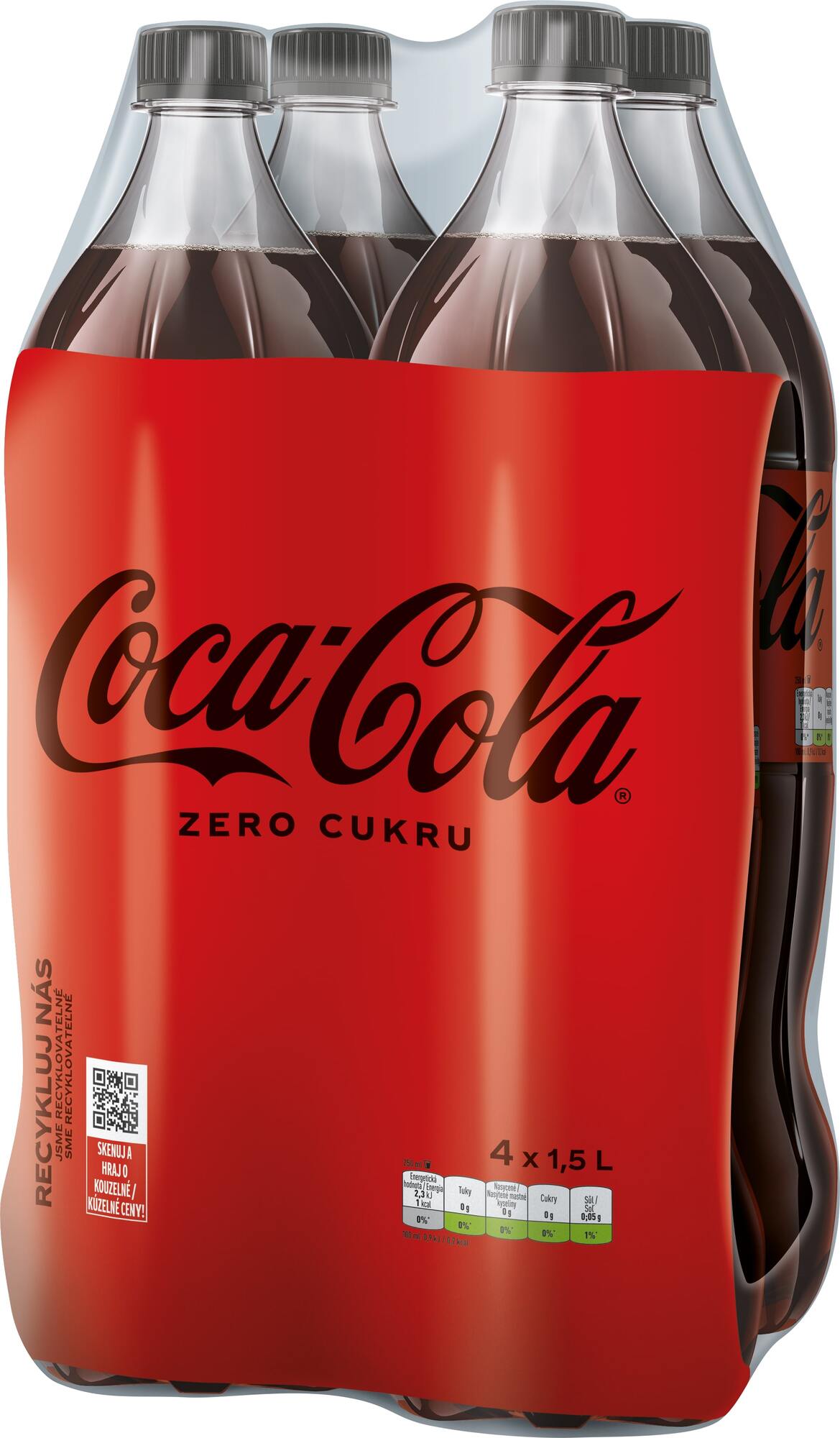 Coca-Cola Zero multipack (4×1,5 l)