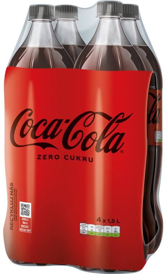 Coca-Cola Zero multipack (4×1,5 l)