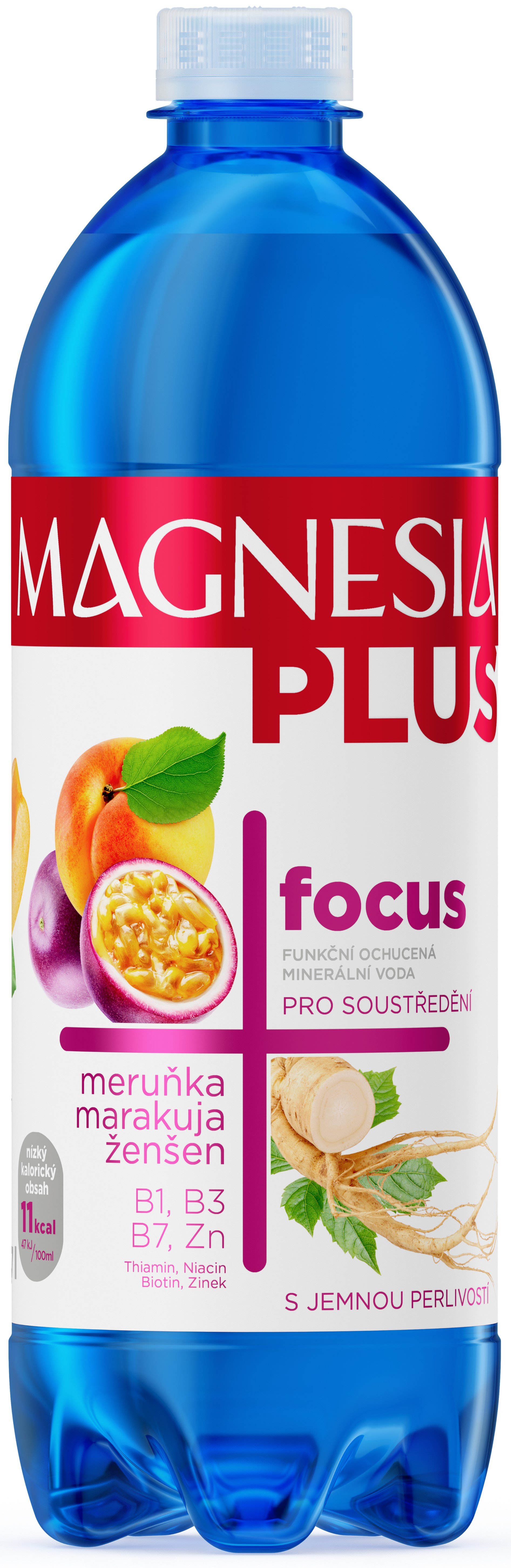 Magnesia Plus Focus meruňka, marakuja a ženšen