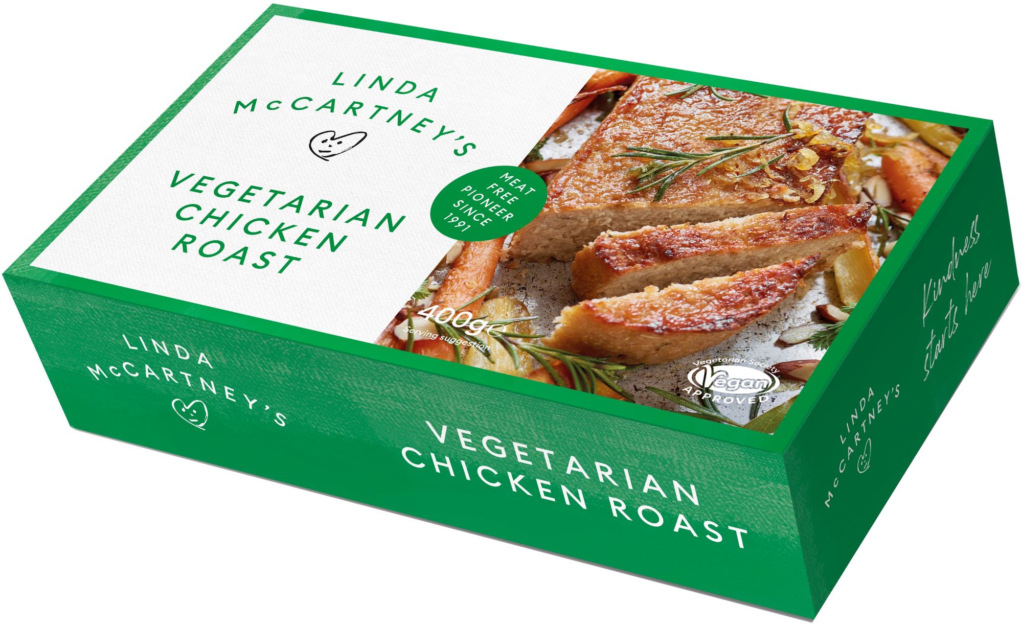 Linda McCartney's Vegetarian chicken roast (frozen),