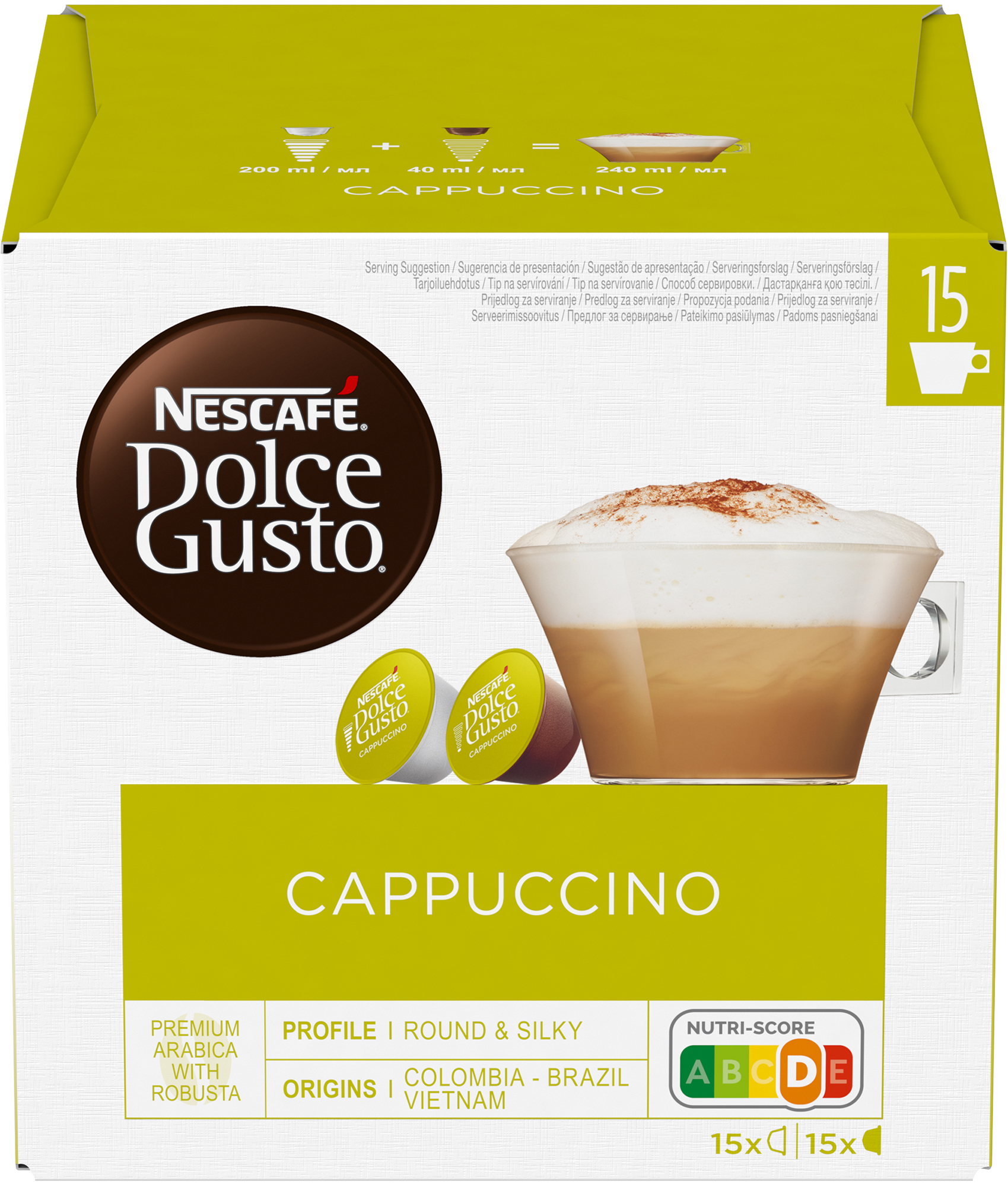 Nescafé Dolce Gusto Cappuccino kávové kapsle