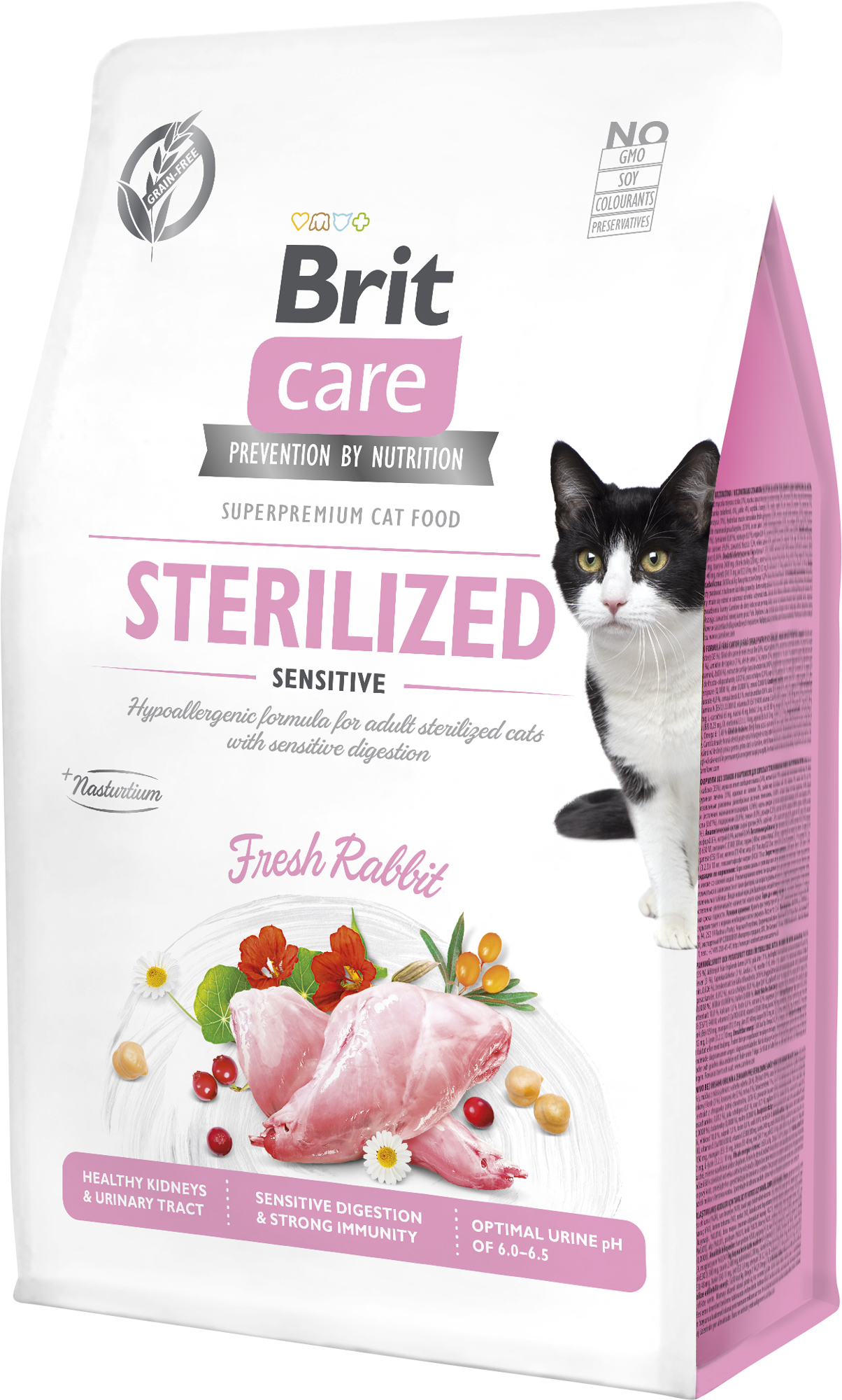 Brit Care Cat Grain-Free Sterilized Sensitive pro kočky