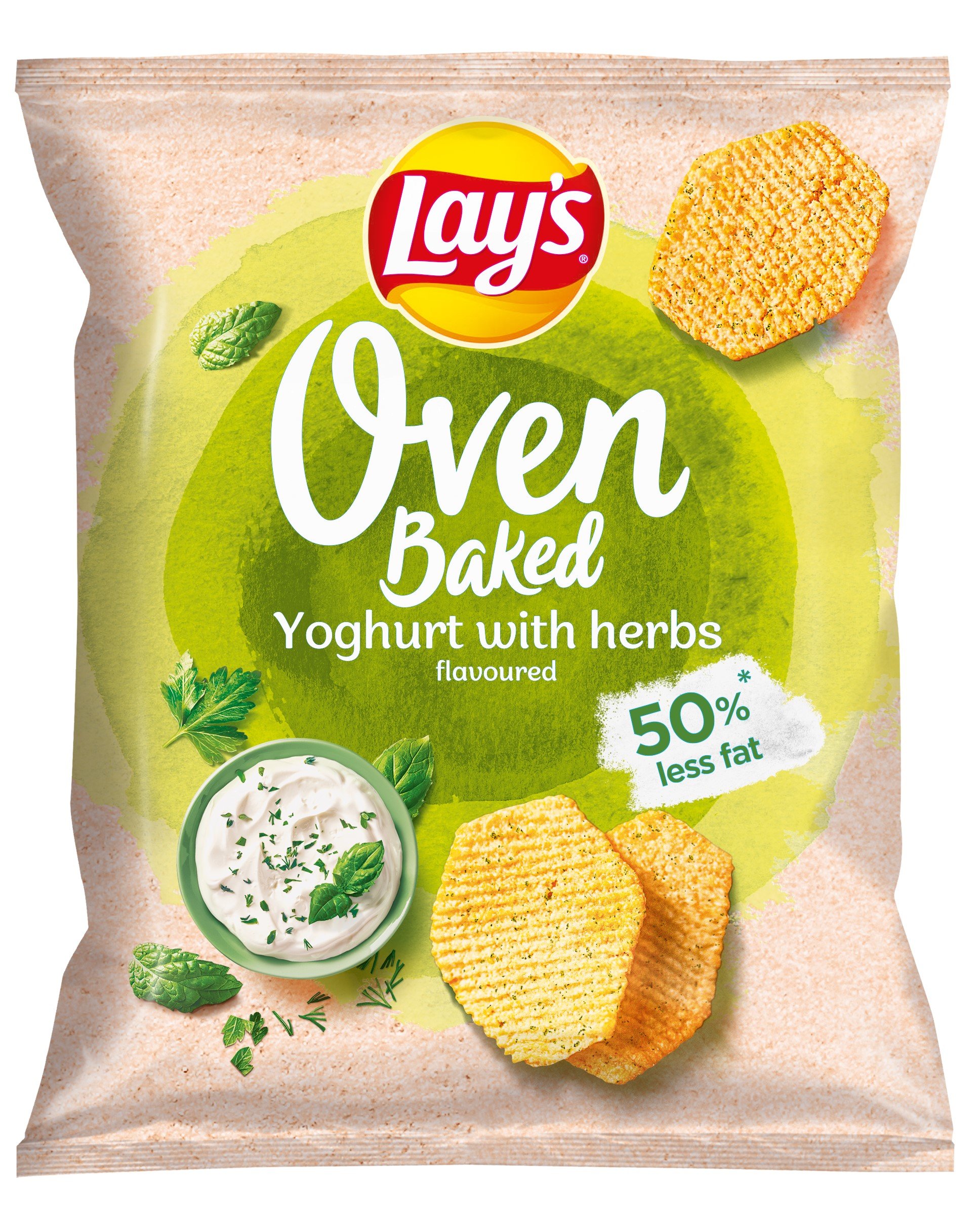 Lay's Chipsy oven baked jogurt a bylinky