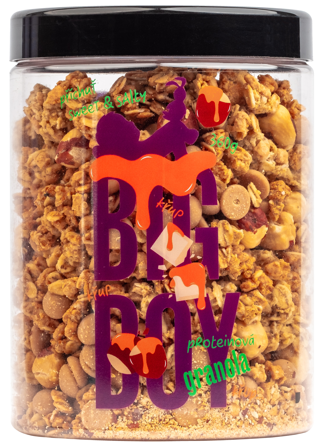 Big Boy Proteinová granola slaný karamel