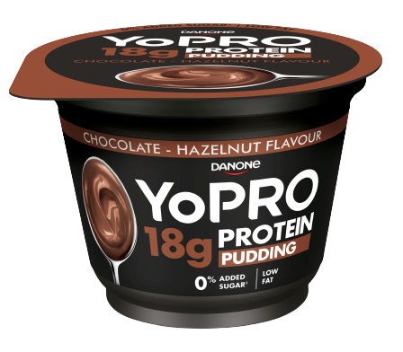 Danone YoPRO Protein puding s čokoládovo-lískooříškovou příchutí