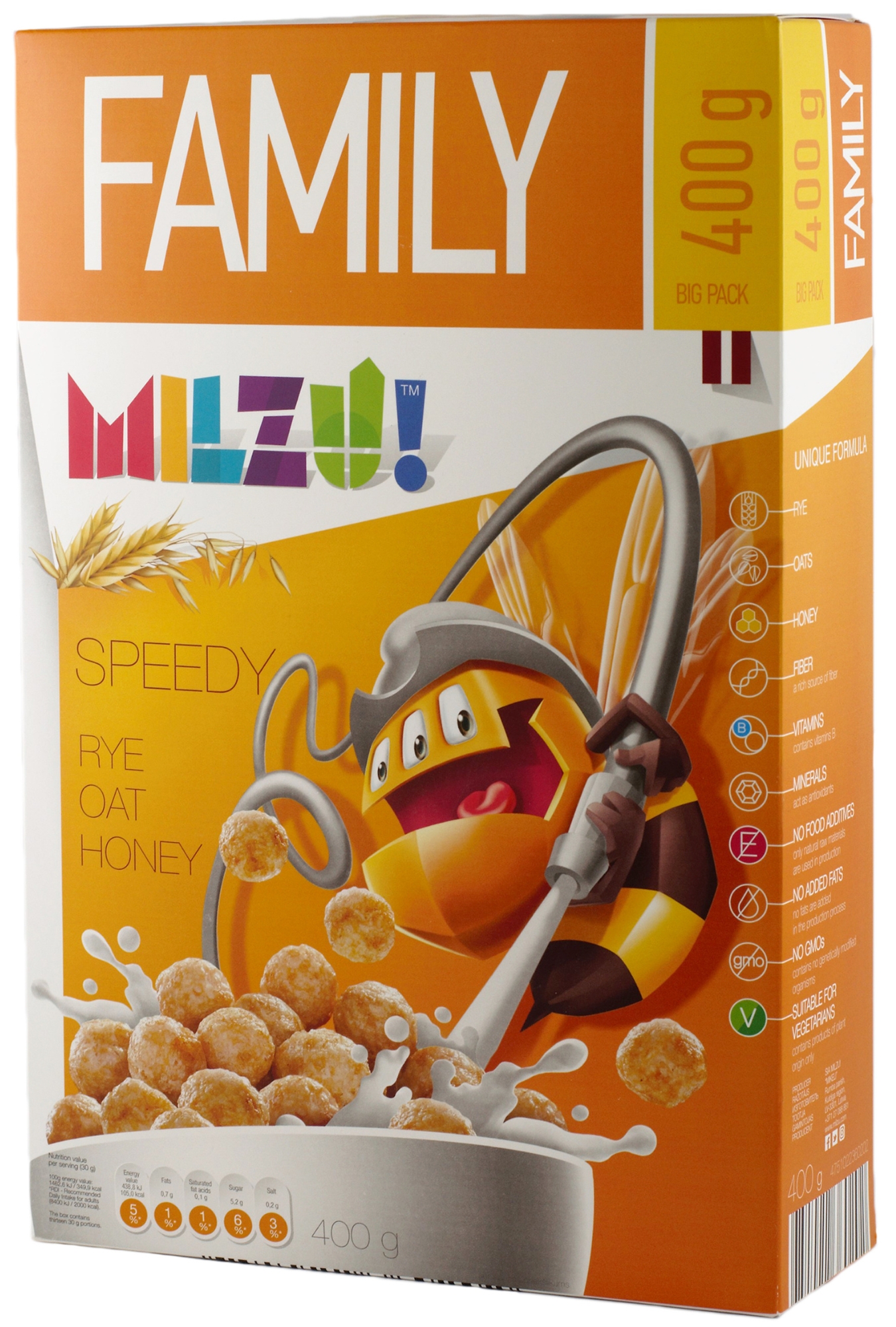 Milzu! Cereální kuličky s medem