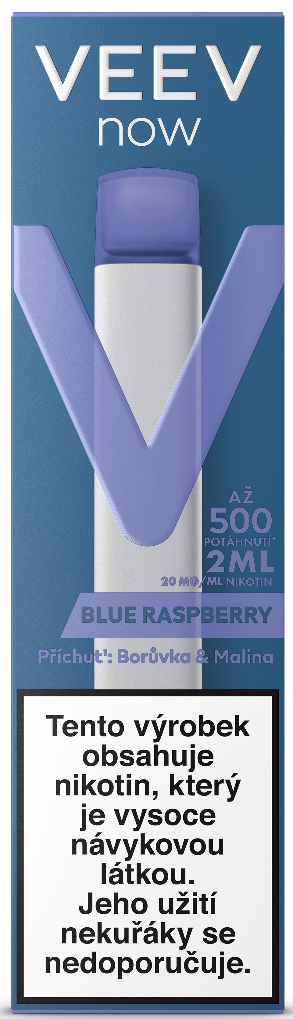 Veev Now Blue Raspberry 1,8% elektronická cigareta