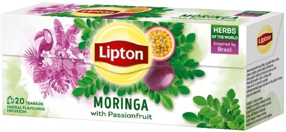 Lipton Moringa with passion fruit 20 tea bags