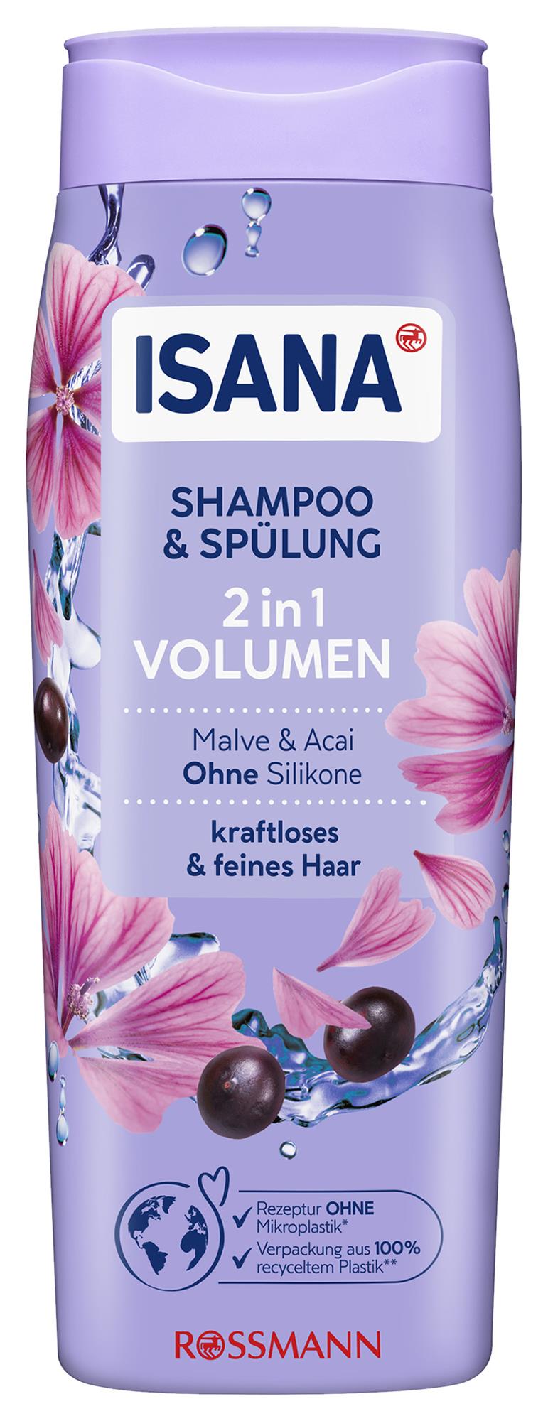 Isana Shampoo and conditioner 2 in 1 for volume