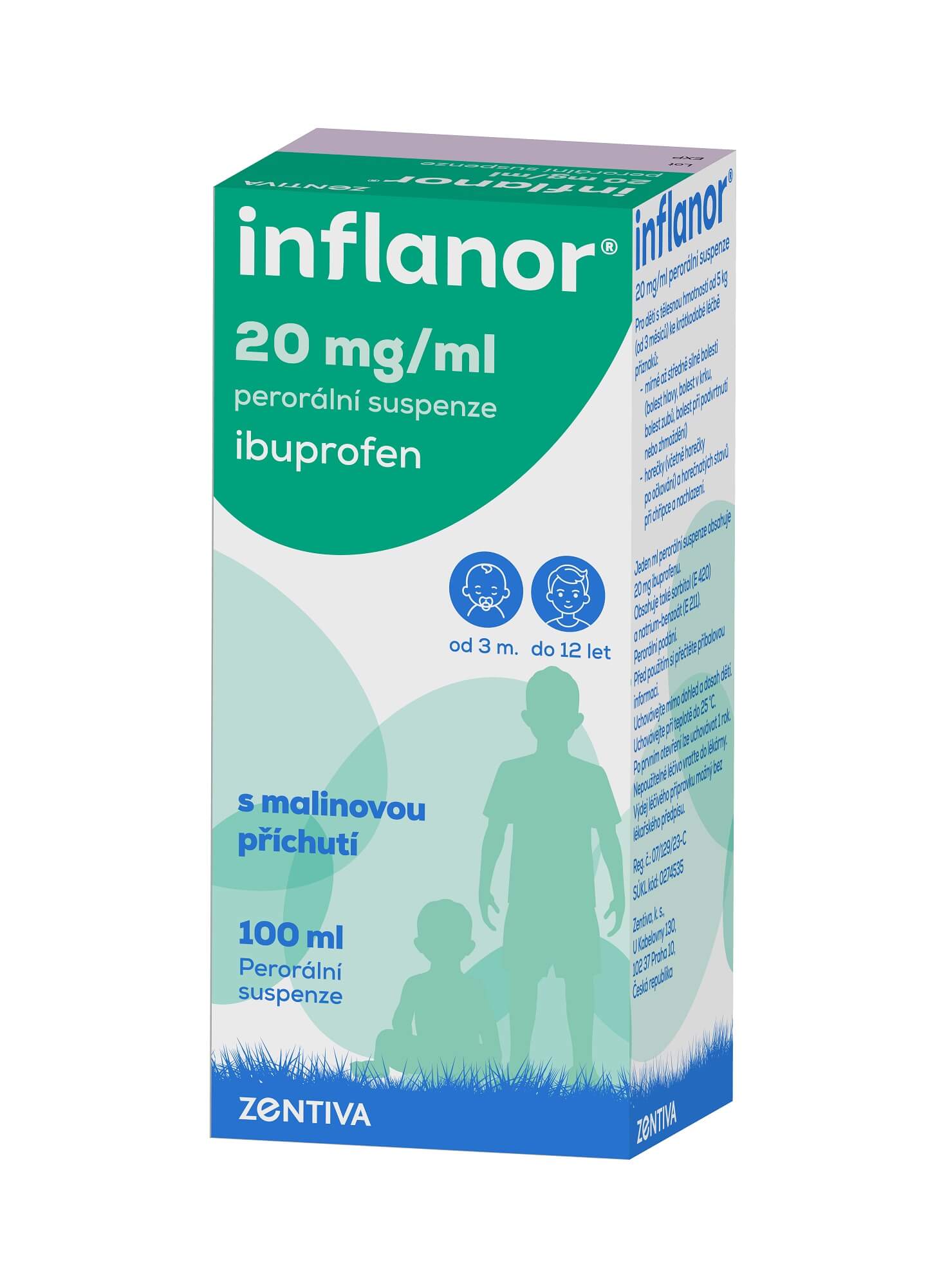 INFLANOR 20MG/ML Perorální suspenze 100ML