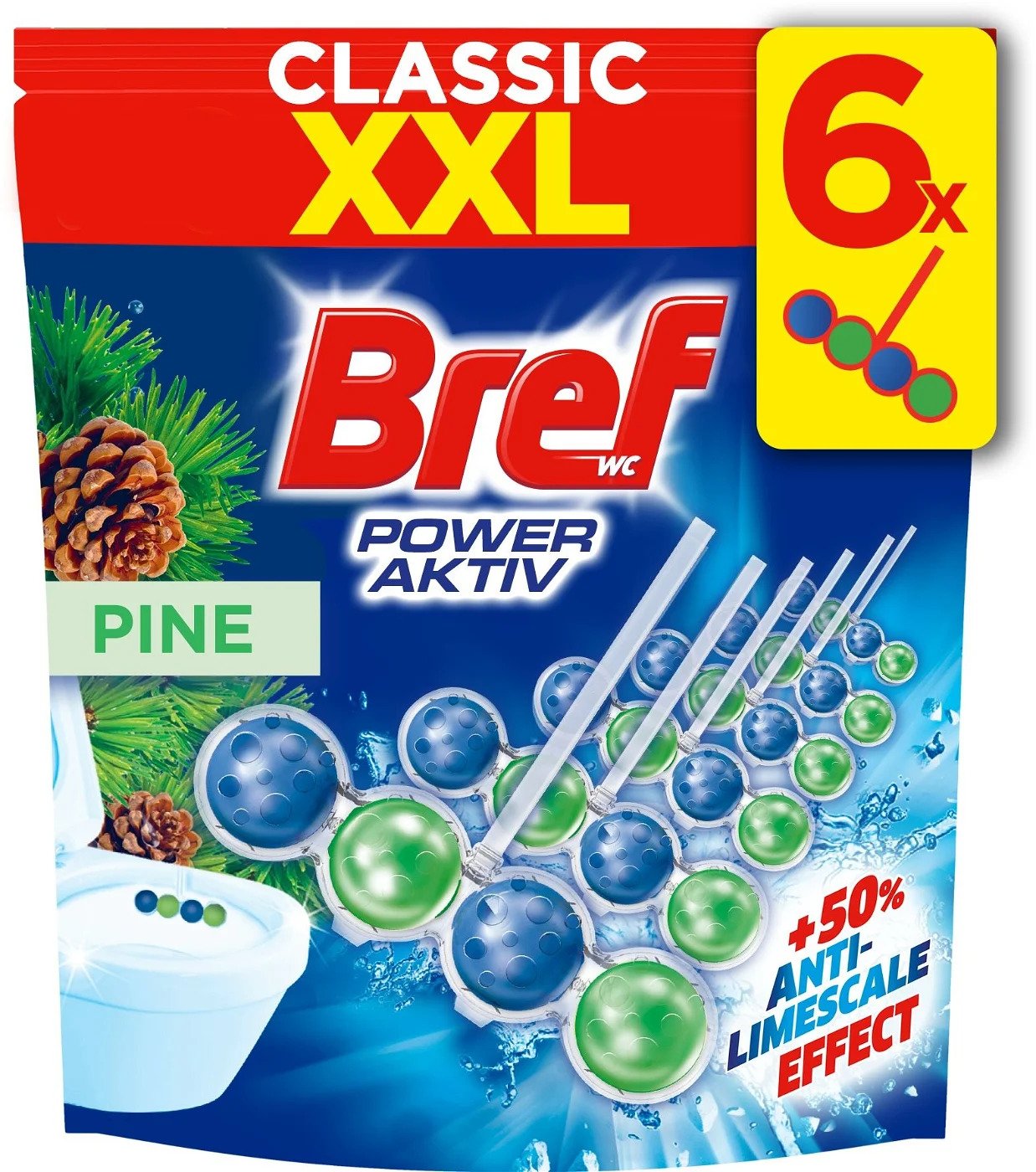 Bref Power Aktiv Pine WC blok