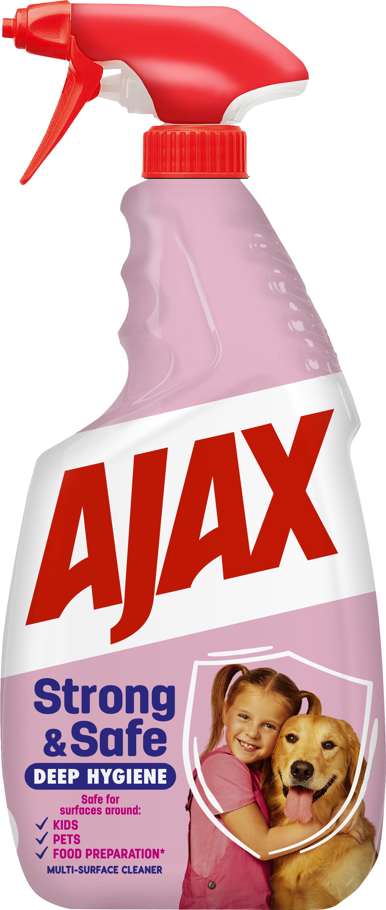 Ajax Strong & Safe multi-purpose spray cleaner