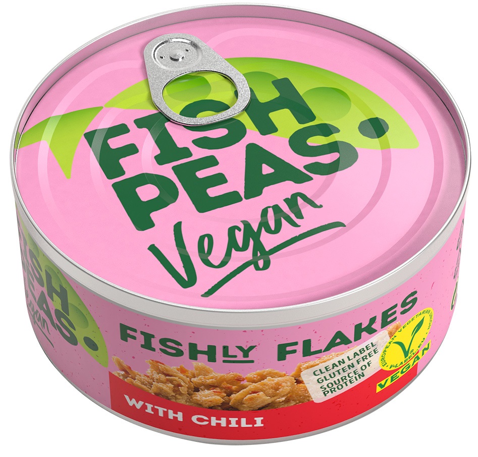 Fish Peas Vegan flakes with chilli