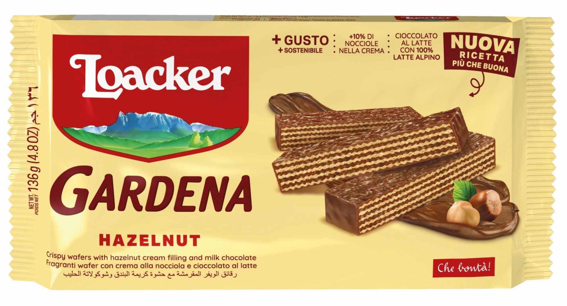 Loacker Gardena Hazelnut oplatky