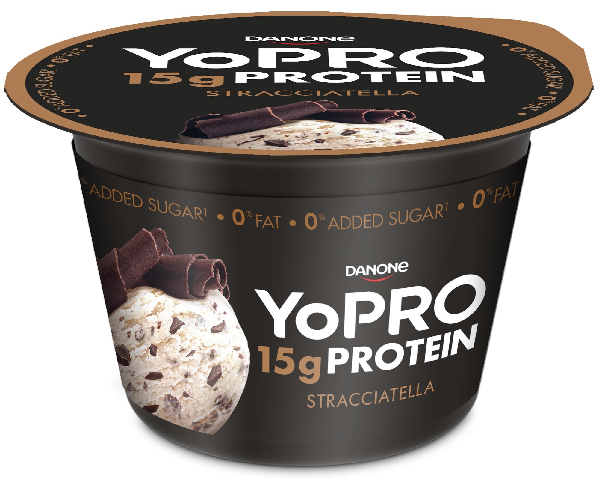 Danone YoPRO Odtučněný zakysaný výrobek stracciatella