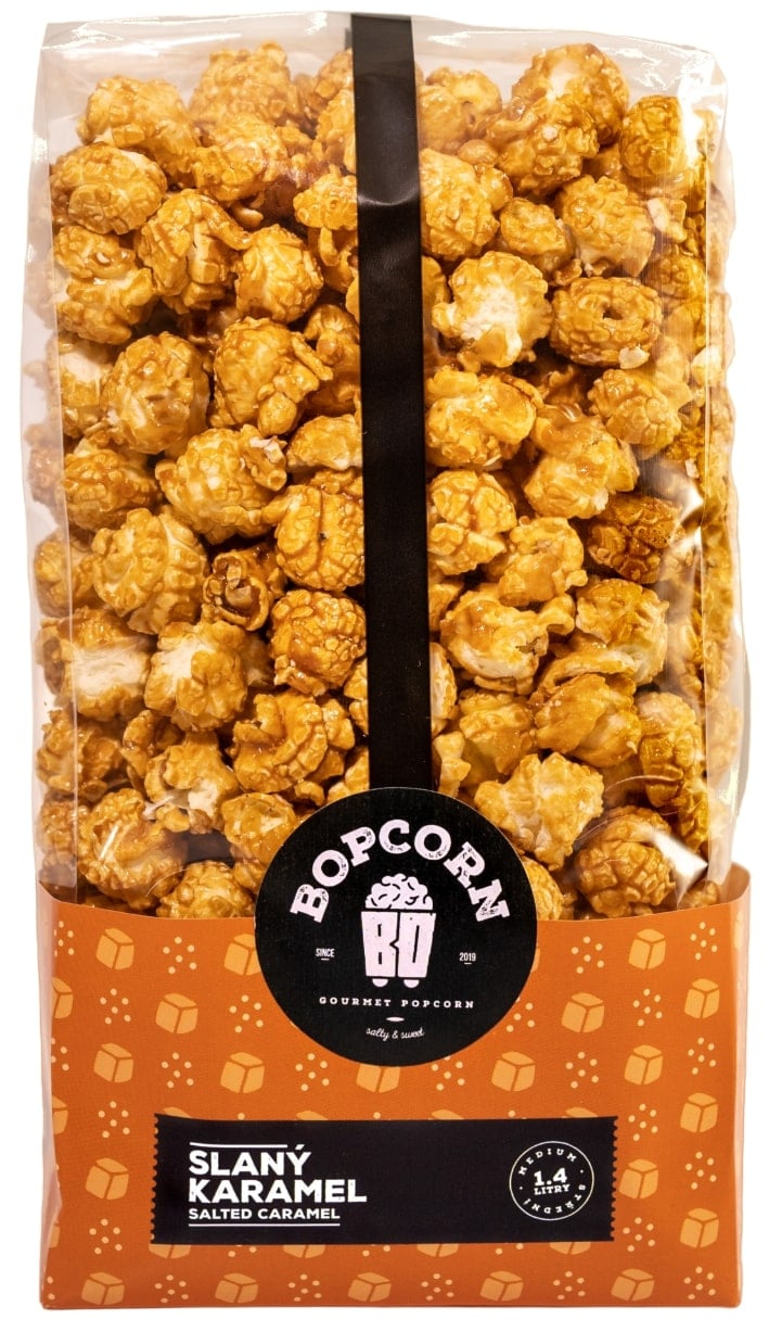 Bopcorn Gourmet popcorn Slaný karamel