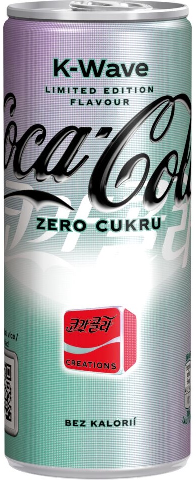 Coca-Cola K-Wave Zero plech
