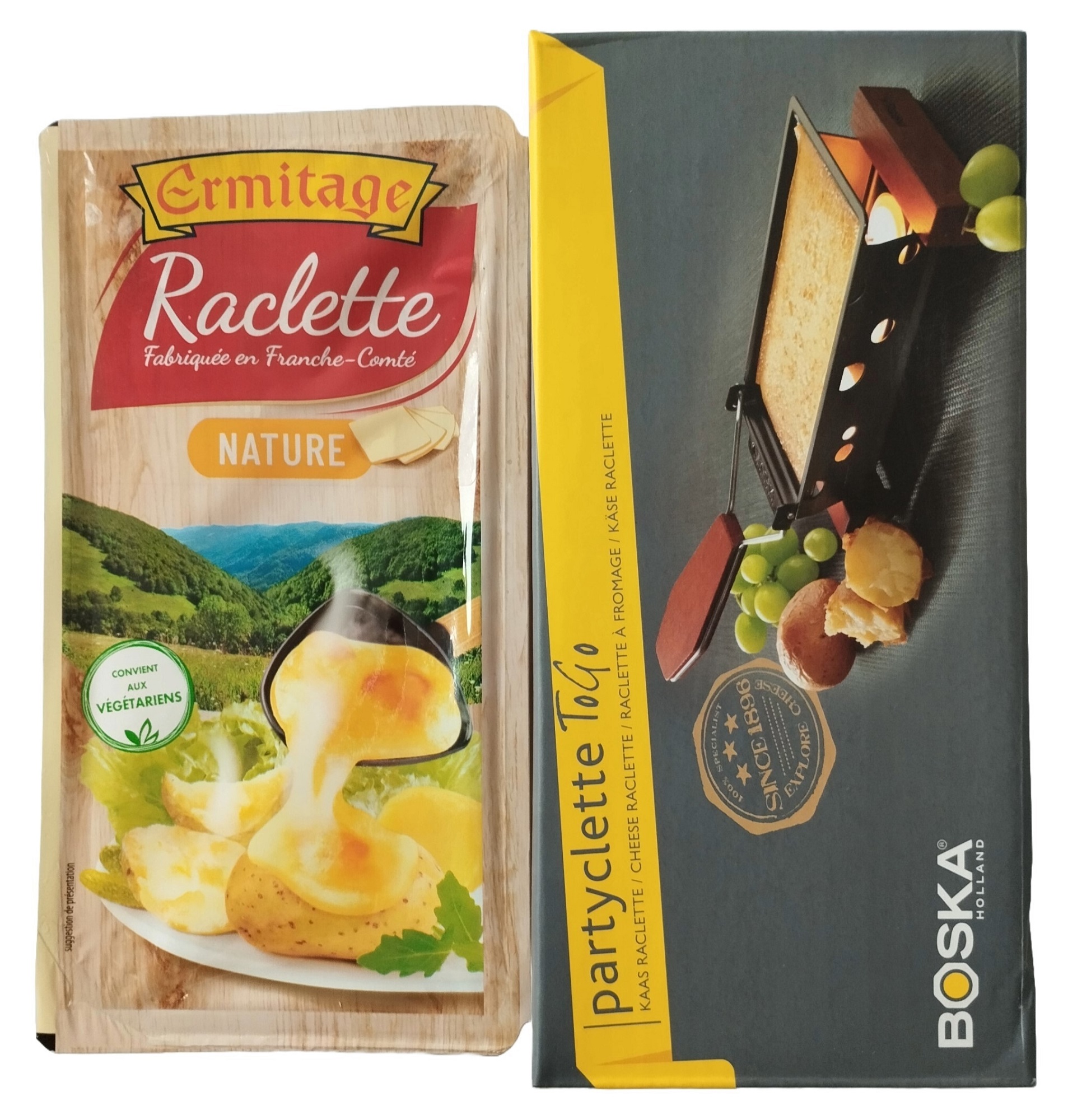 Ermitage Set sýru Raclette a Partyclette ToGo