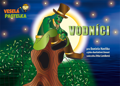 Veselá pastelka Omalovánky vodníci